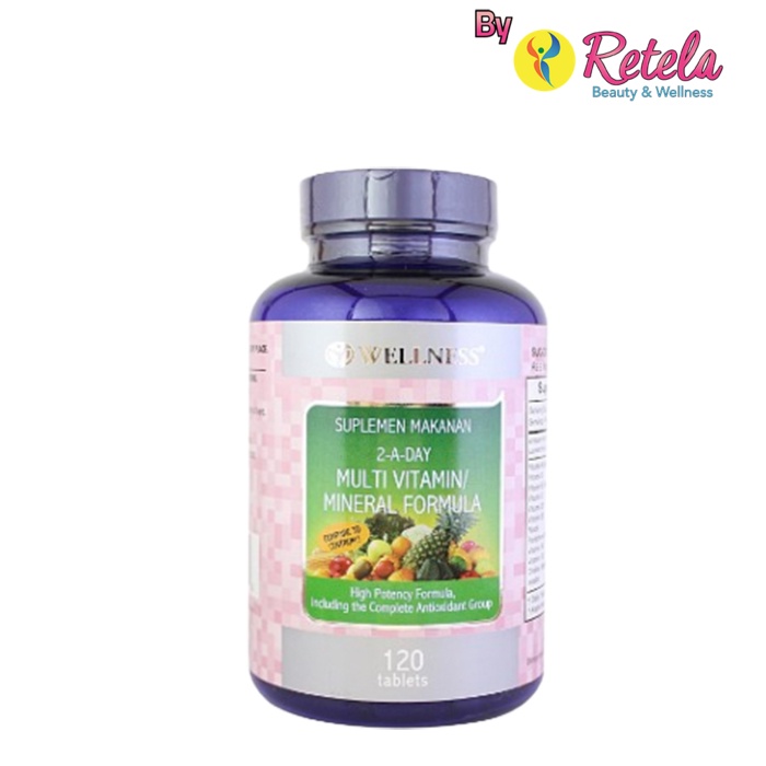 Jual Wellness 2-A-Day Multivitamin & Mineral - 120 Tablet / Suplemen ...