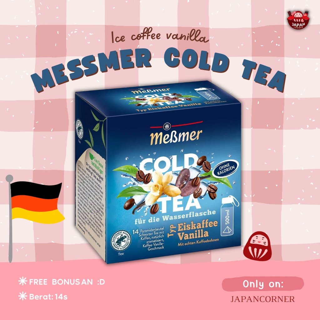 Jual Meßmer Cold Tea Ice coffee Vanilla | Shopee Indonesia