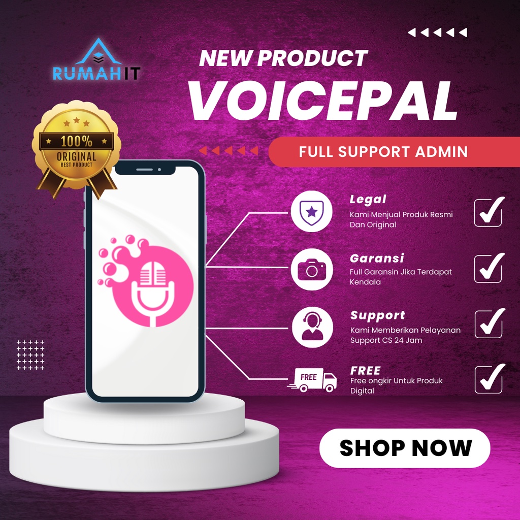 Jual VoicePal Pro Unlimited Tools Text To Speech (merubah text menjadi suara)Bergaransi | Shopee ...