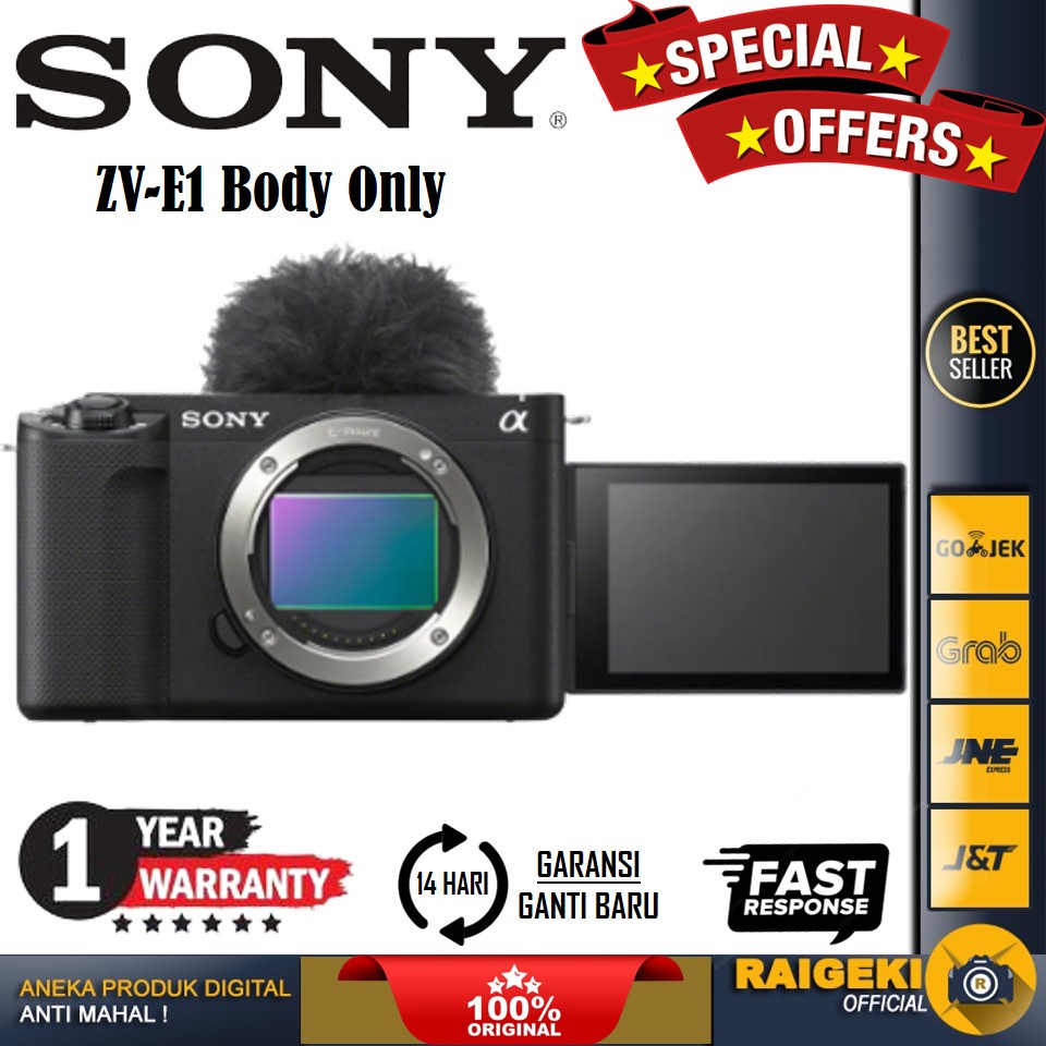 Jual Sony Zv E1 Body Only Mirrorless Camera Sony Zve1 Zve 1 Zv E1 Resmi