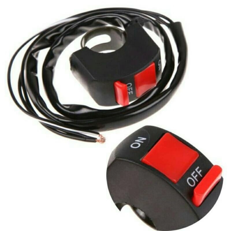 Jual Saklar Lampu Saklar on / off khusus jepit distang motor universal ...