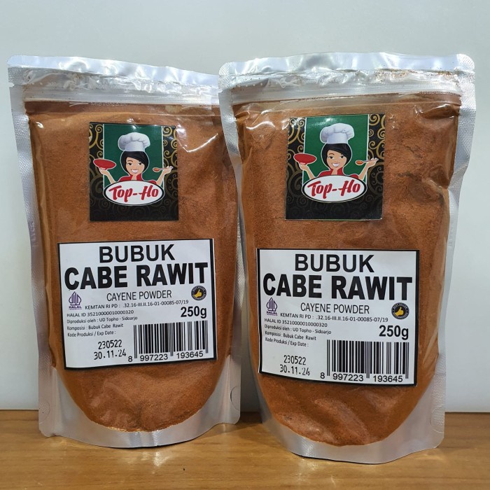 Jual BUBUK CABE RAWIT / CAYENNE POWDER pack 250g | Shopee Indonesia