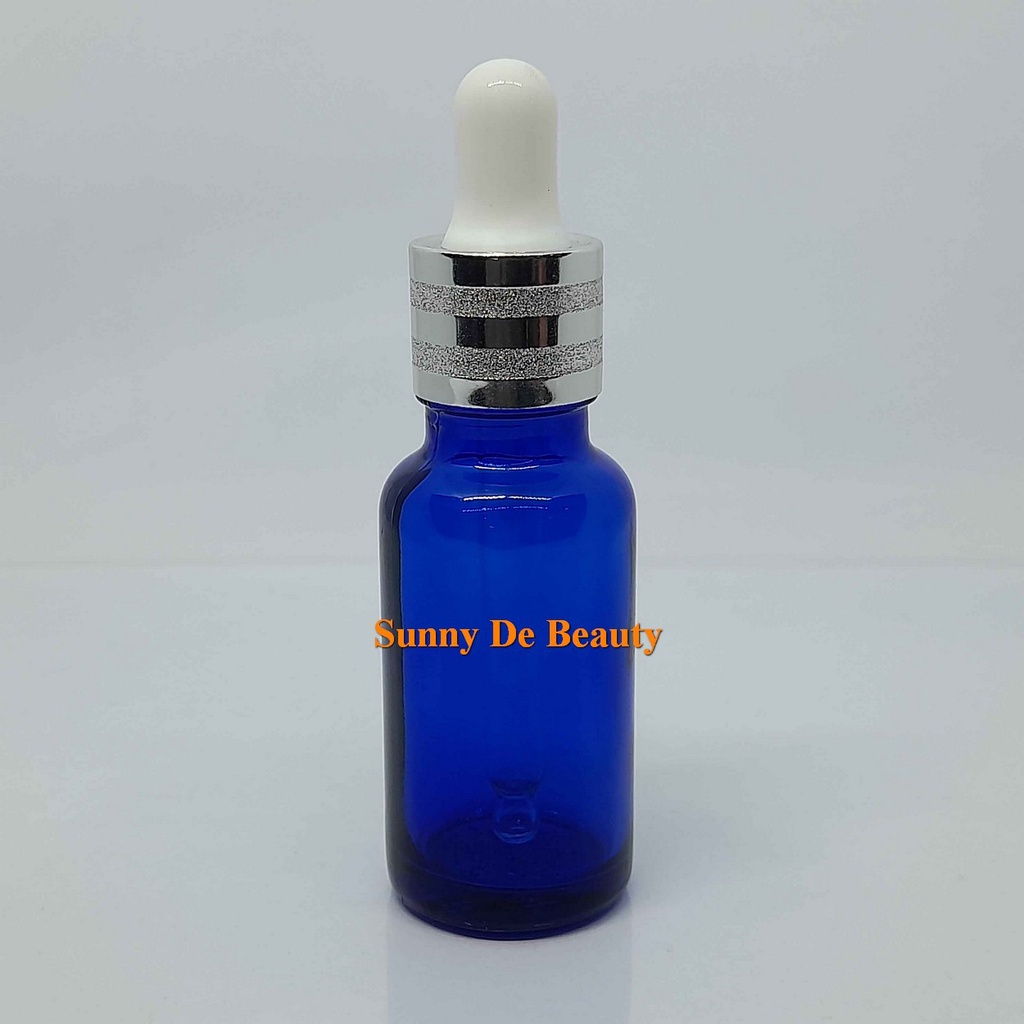 Jual Botol Kaca 15 ml Biru Original Br Tutup Alumunium Combo Pipete ...