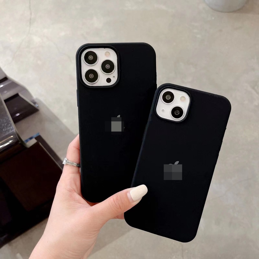 Jual BLACK EDITION SILICONE CASE IPHONE 17 PROMAX 17 Air 16e 15 PRO 14 PROMAX 14 PLUS 13 PRO 13 ...