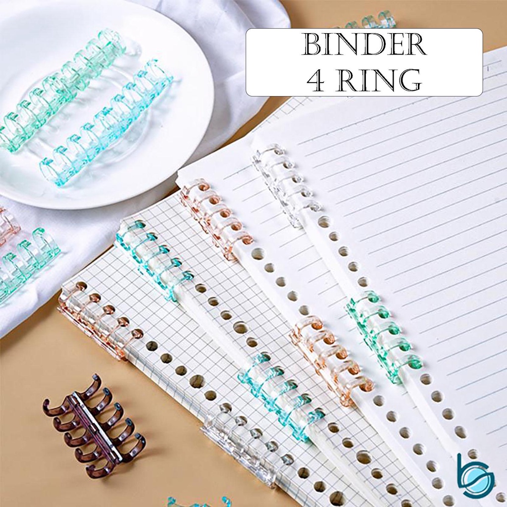 Jual Binder Ring/DIY Binding ( 4 Lubang ) Warna 15 mm - Best Stationary ...