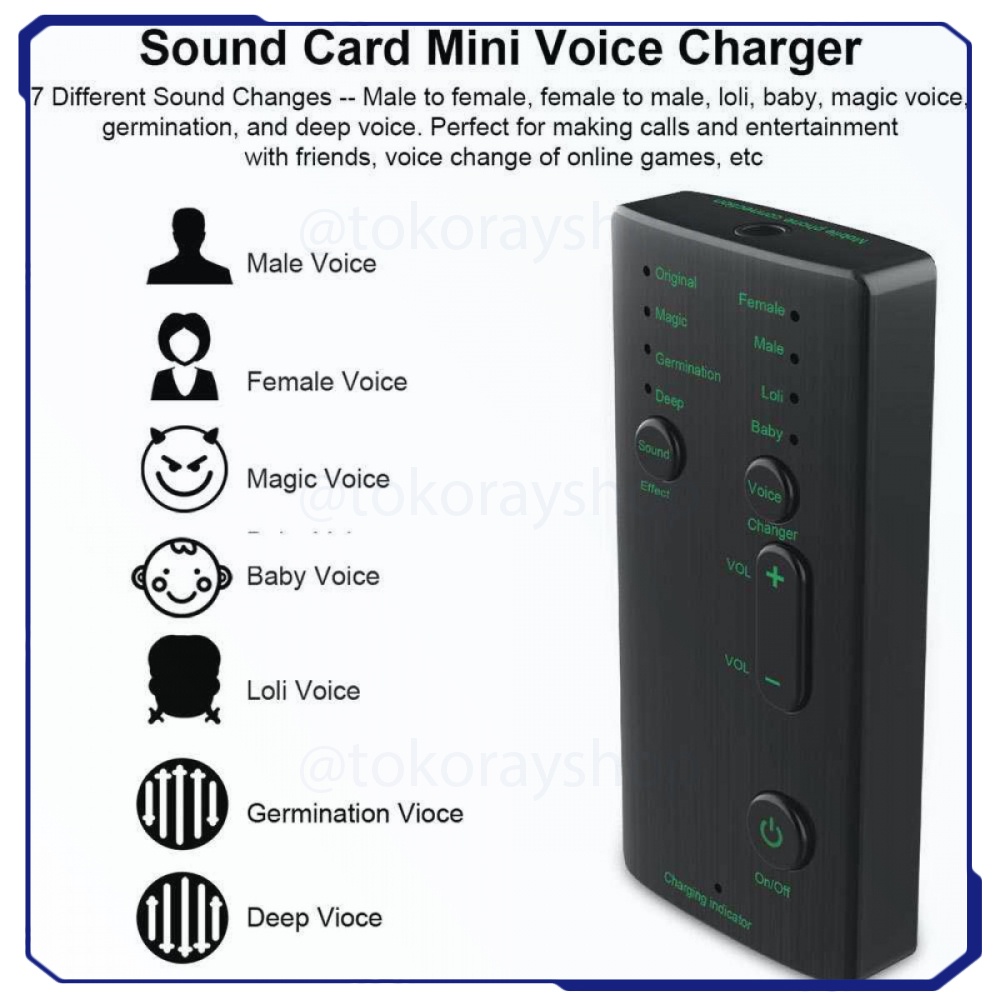 Jual Alat Pengubah Suara Voice Changer Mini Portable - AE19 | Shopee ...