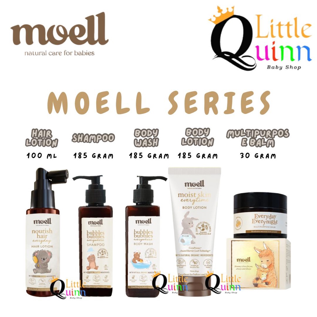 Jual MOELL Hair lotion/ Moell body lotion / MOELL Body wash | Shopee ...