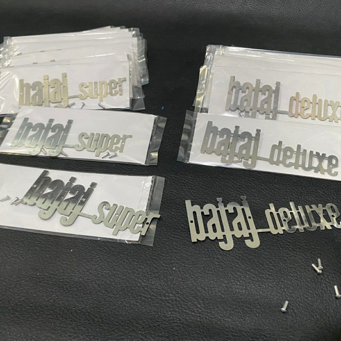 Jual Vespa Part logo emblem Bajaj super deluxe dan chetak | Shopee ...