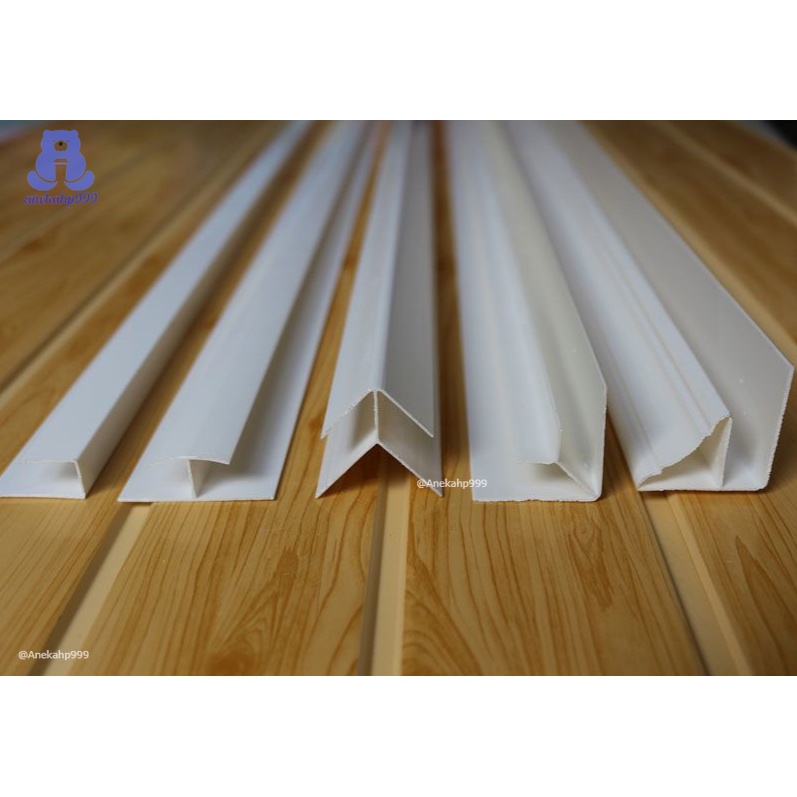 Jual Lis Plafon PVC 4m Per Batang / Lis Samping / Lis Siku / Lis Sudut / Lis Penutup / Lis ...