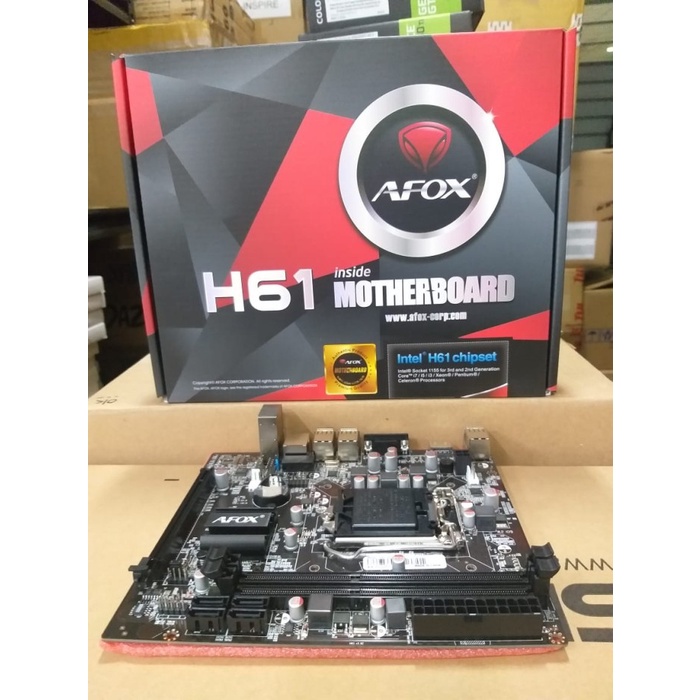 Jual 367COMP MOTHERBOARD AFOX H61 LGA 1155 | Shopee Indonesia