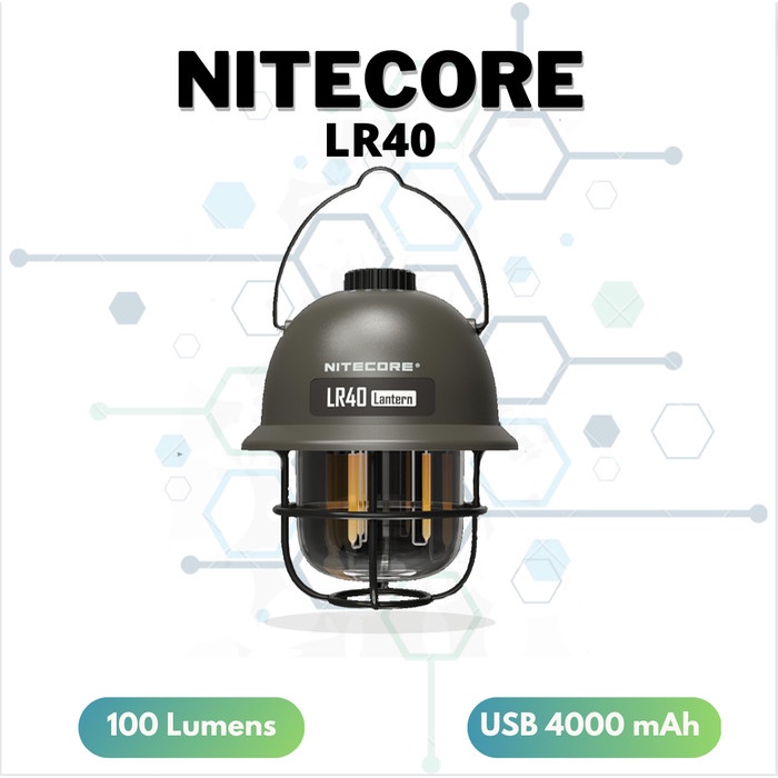 Jual NITECORE Lantera LR40 - Lampu Camping Lampu Gantung LED USB ...