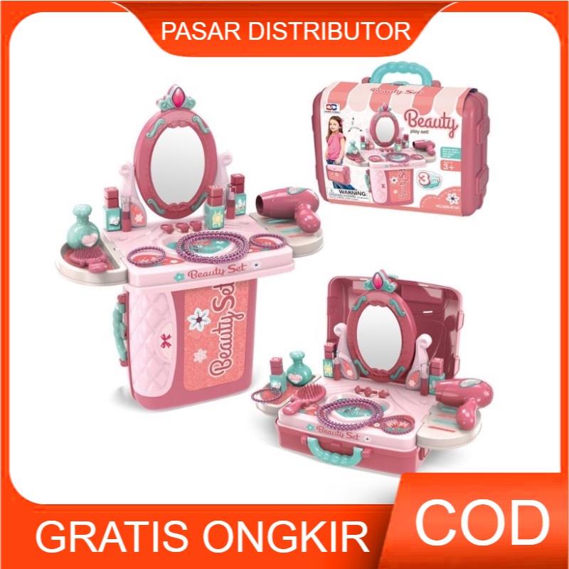Jual Mainan Anak 3IN1 BEAUTY SET Mainan Makeup Mainan Dokter Mainan ...