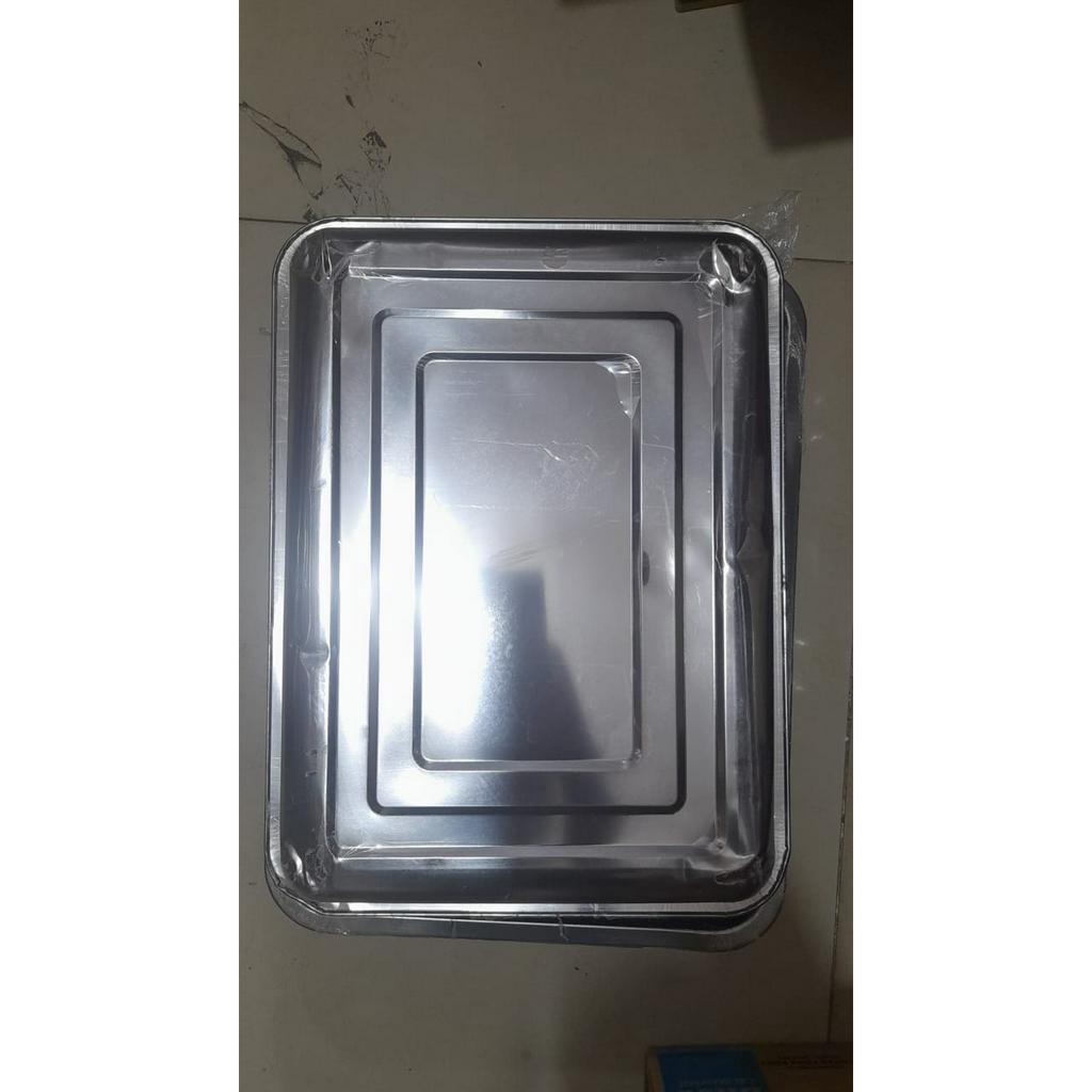 Jual Nampan dapur stainless persegi nampan baki stainless baking tray ...