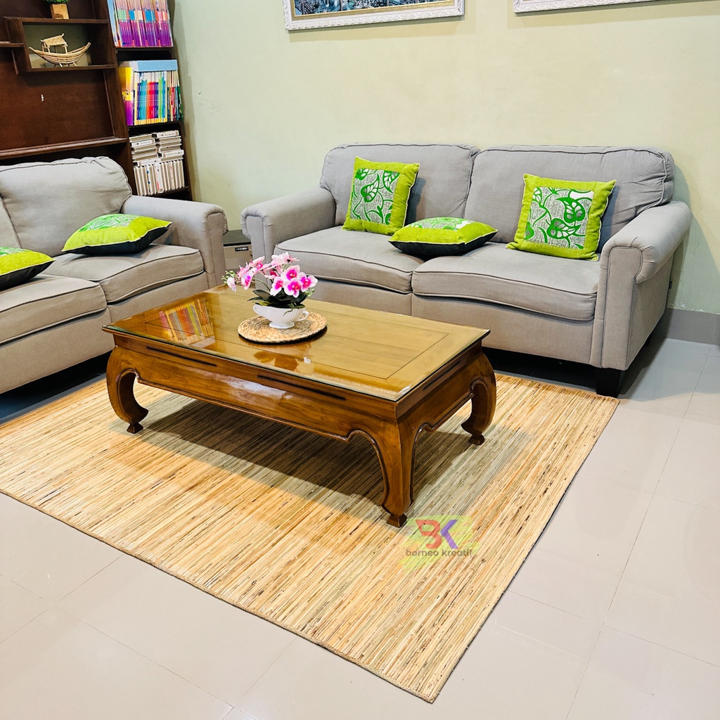Jual Tikar Rotan Borneo Kalimantan - Natural Handmade 1,5x2 meter ...