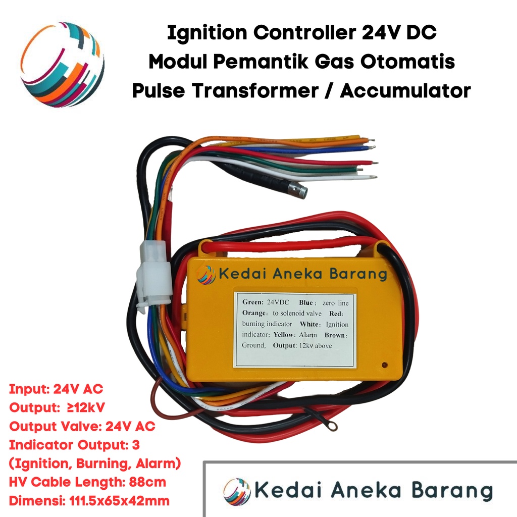 Jual REDSUN RS-A7W Ignition Controller 24V DC Module Modul Pemantik ...