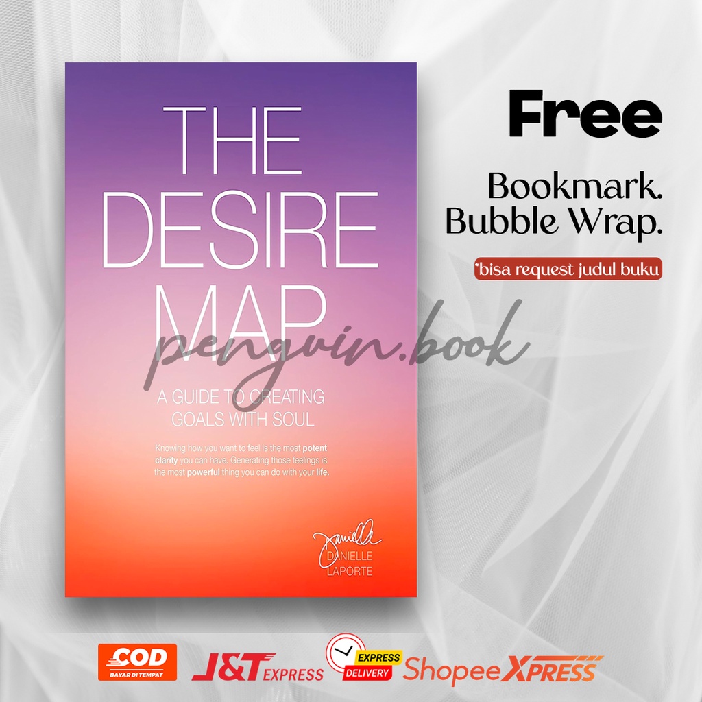 Jual The Desire Map: A Guide to Creating Goals By Danielle LaPorte ...