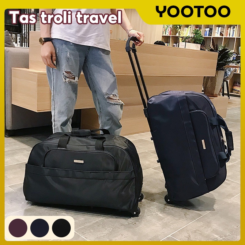 Jual YooToo Tas Trolley / tas troli / tas liburan / tas travel / tas ...