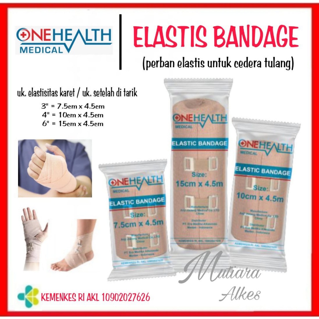 Jual Perban elastis - Elastic Bandage Pembalut Untuk Tangannya dan Kaki ...