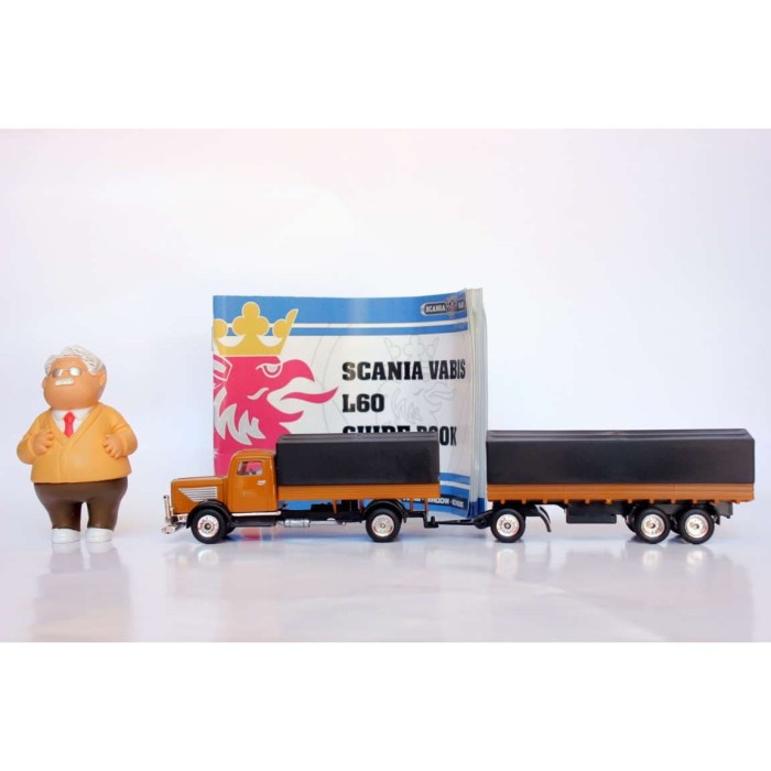 Jual Diecast Miniatur Truk Gandeng Scania Vabis L60 - Loose - Skala 87 ...