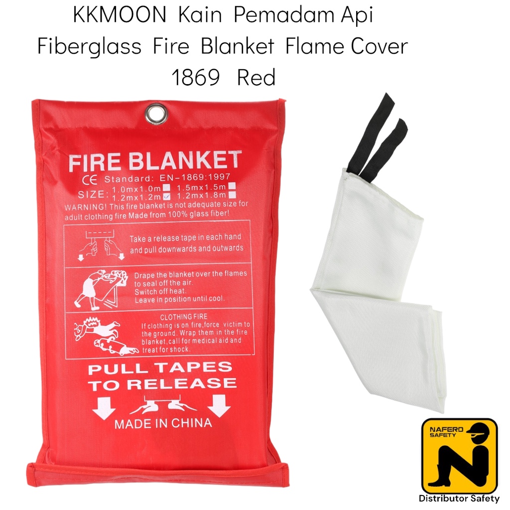 Jual Kain Selimut Api Pemadam Api KKMOON Fiberglass Fire Blanket Flame ...