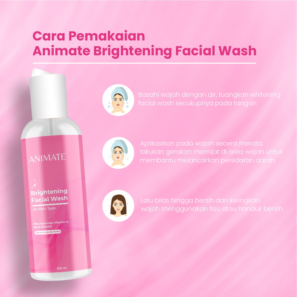 Jual "BELLE" Animate Brightening Facial Wash 100 ml "BELLE" | Shopee ...