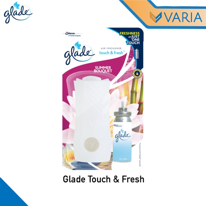 Jual Glade Touch N Fresh Set Alat Pengharum Ruangan Spray Device Mini ...