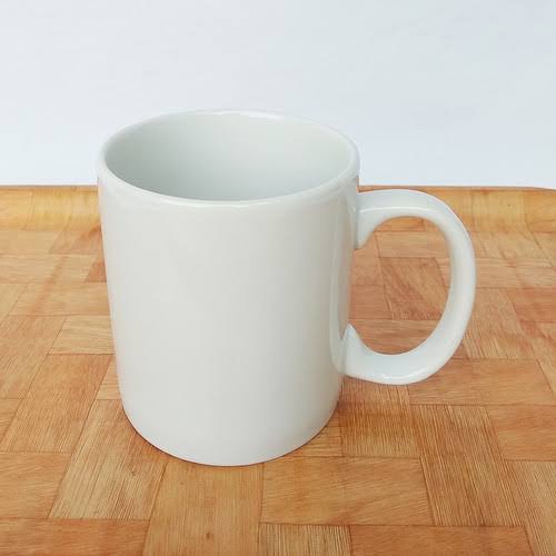 Jual Mug Keramik Putih Polos Nikimura| Gelas Mug souvenir Putih Polos ...