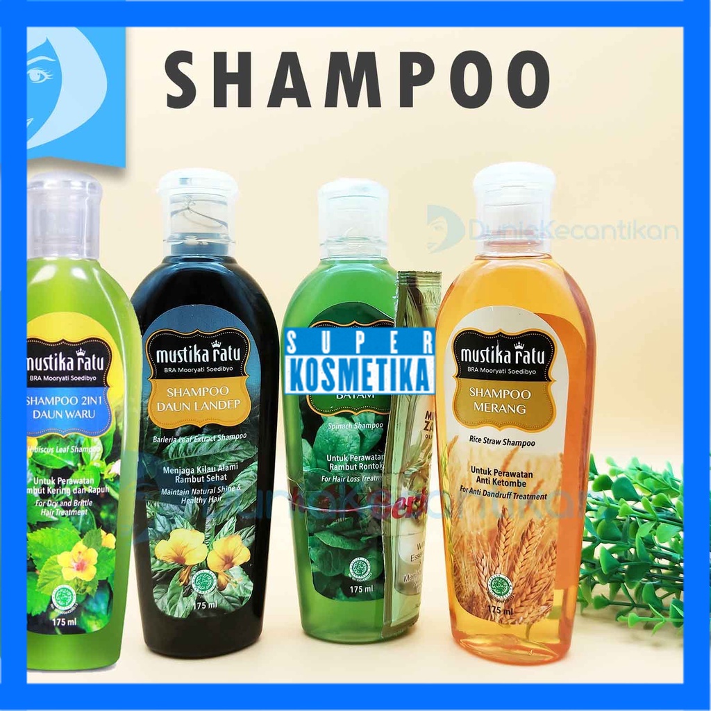 Jual Mustika Ratu Shampoo All Series 175ml Perawatan Rambut Shampo ...