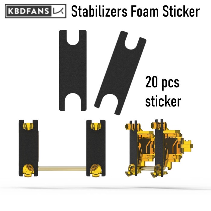 Jual Mechanical Keyboard Stabilizer Foam - KBDFans Stabilizer Foam ...