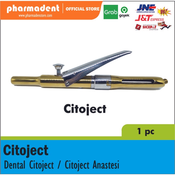 Jual Cytoject Alat / Dental Citoject / Citoject Anastesi Color Gold ...