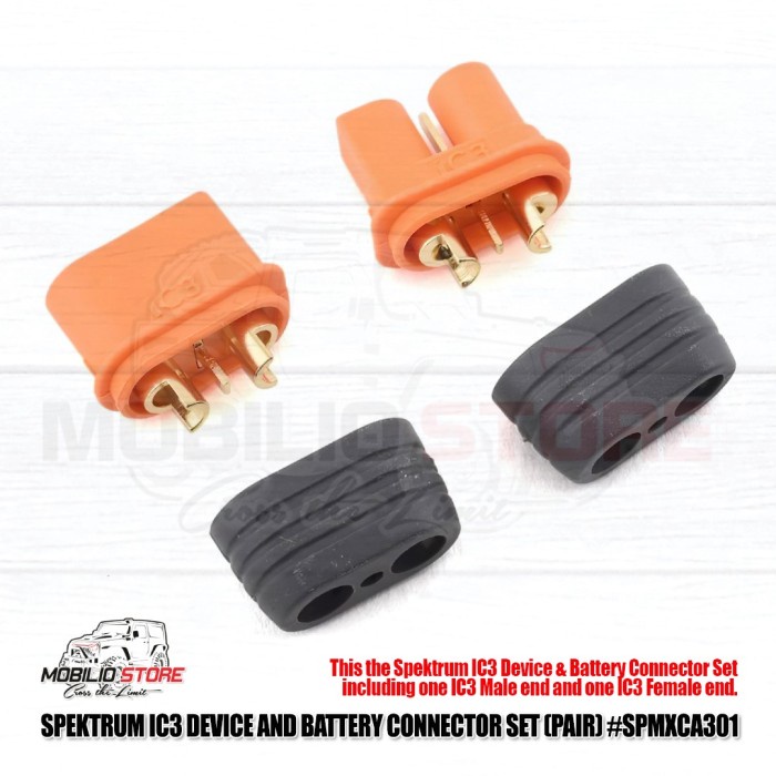 Jual Spektrum IC3 Device & Battery Connector Set Pair Male-Female ...