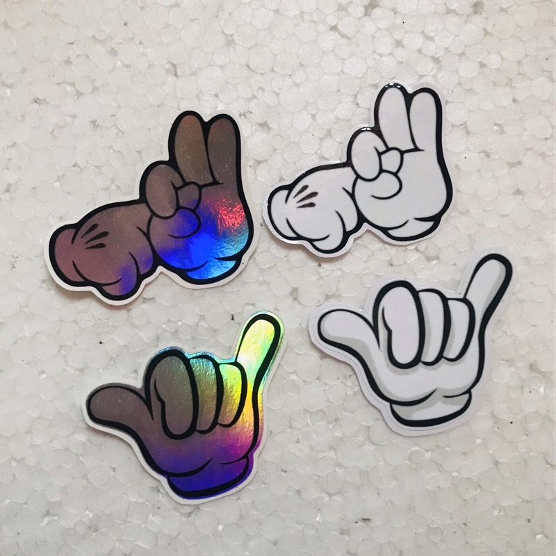 Jual Stiker Tangan Ritrama dan Hologram Cutting Laminasi Glossy JDM ...