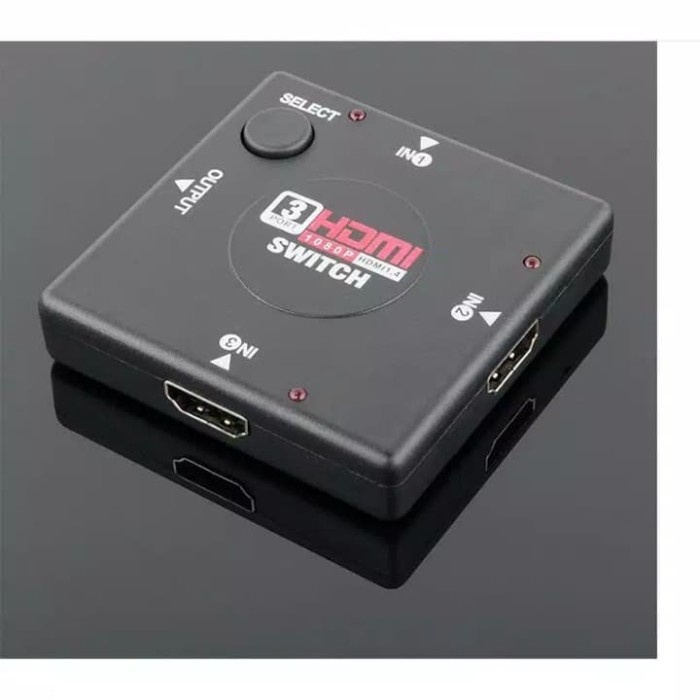 Jual Switch Splitter 3 Port HDMI 1080P 1 Input For PS3 PS4 Xbox ...