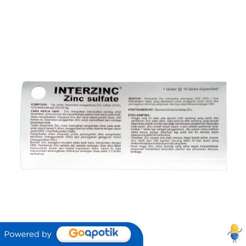 Jual Interzinc 20 Mg Strip 10 Tablet | Shopee Indonesia