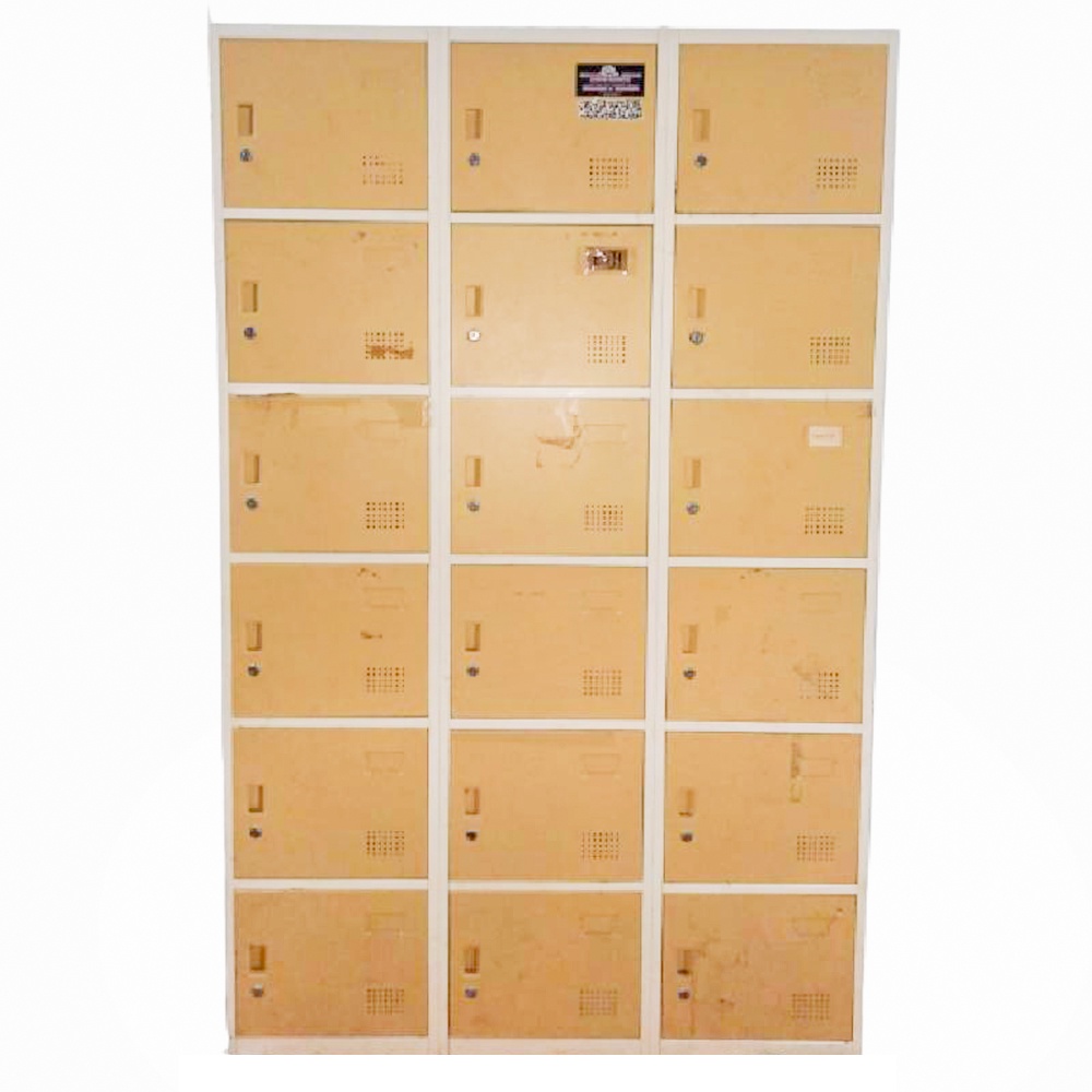 Jual Lemari Locker Besi Loker Penyimpanan Karyawan 18 Pintu Rak Susun ...