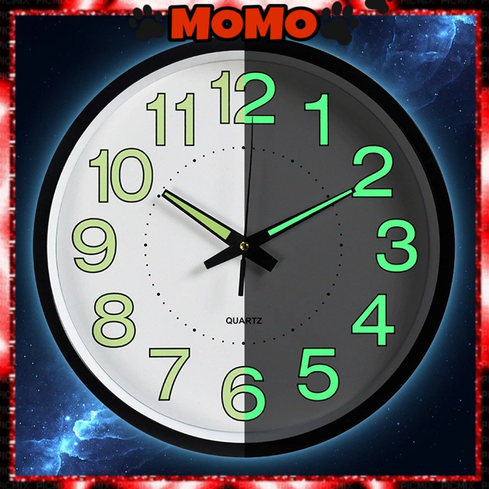 Jual Jam Dinding Nyala dalam gelap Bulat Jam Dinding Bulat Quartz ...