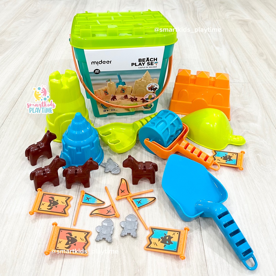 Jual Mideer Versatile Beach Play Set Castle of Soldier Mainan Edukasi ...