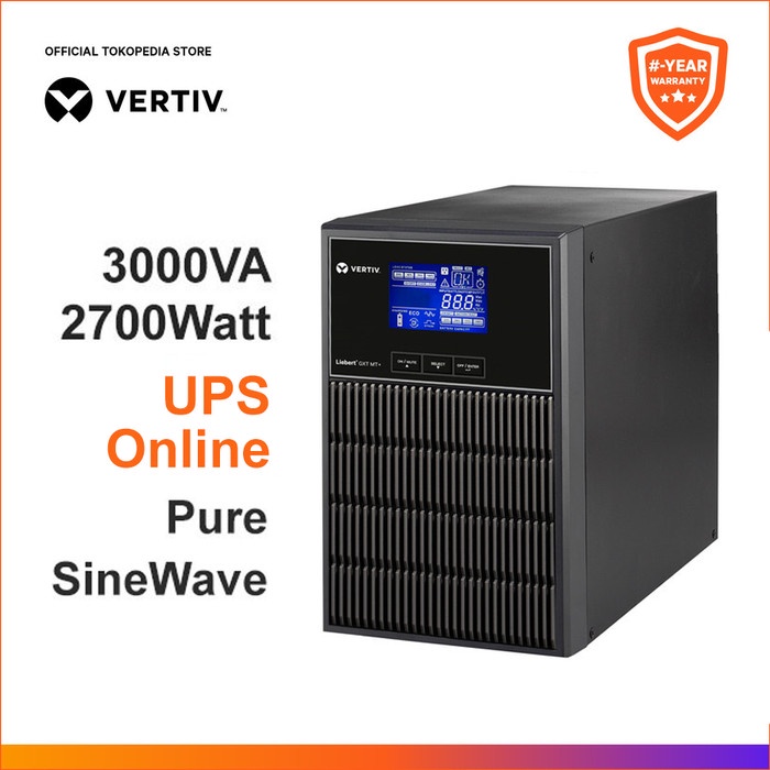 Jual UPS 3000VA 2700W Vertiv UPS Online Liebert GXT MTPLUS CX UPS 3kva | Shopee Indonesia