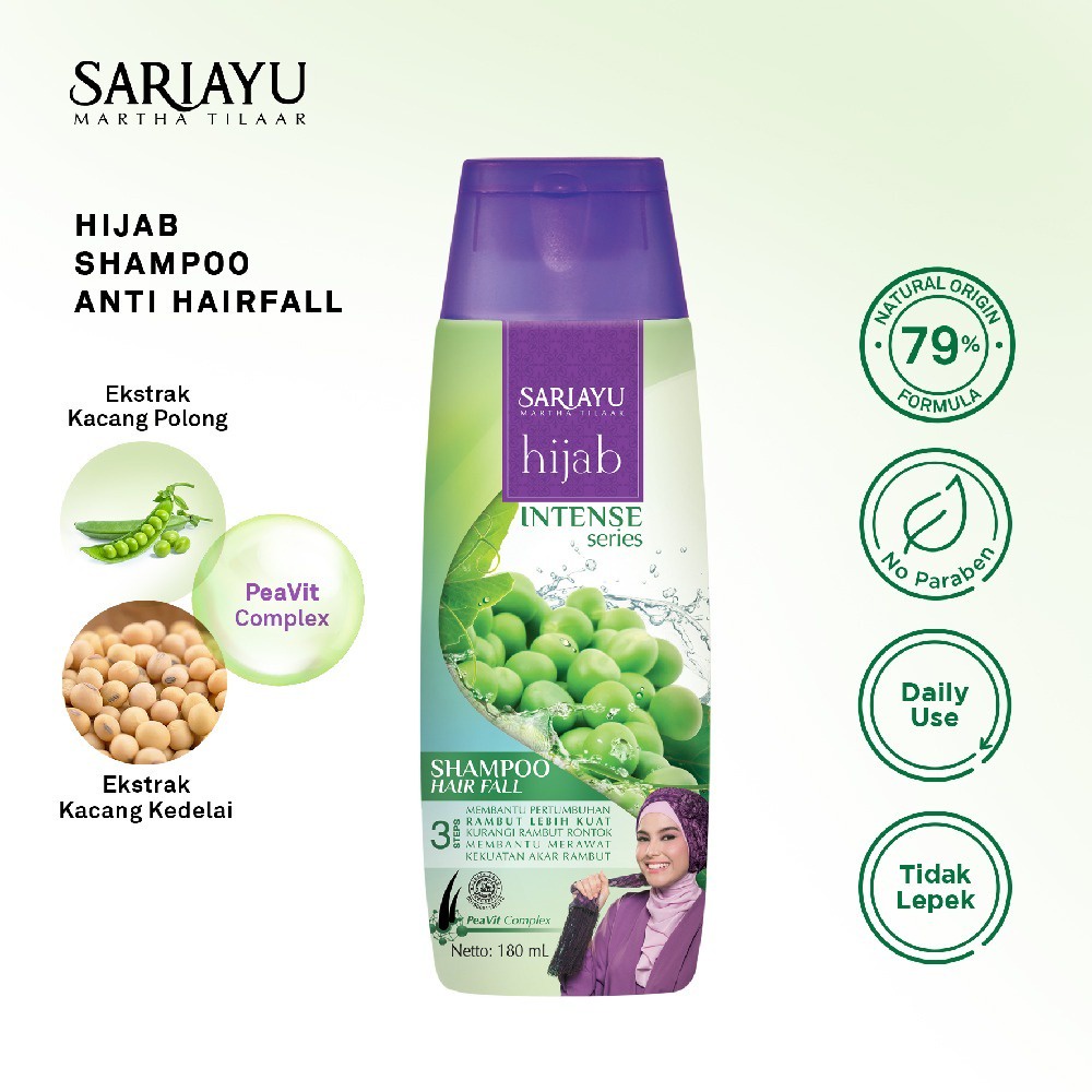 Jual (ITC) Sariayu Shampoo Hijab 180ml - Normal - Hairfall - Anti ...