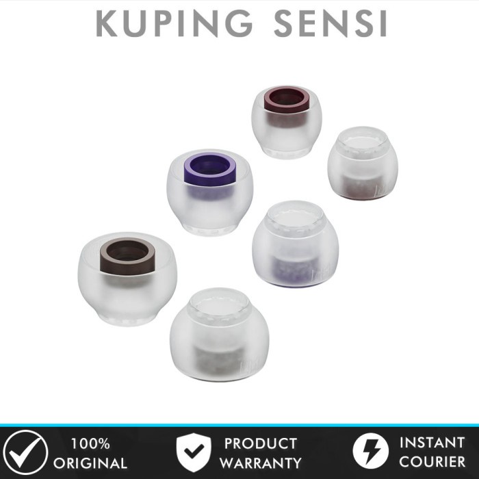 Jual TRI Clarion Eartips Upgrade Silicone Eartips for IEM Earphone ...