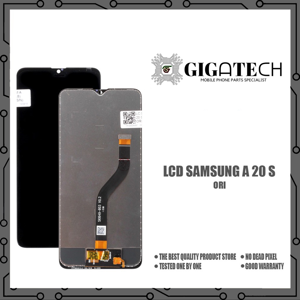 Jual LCD Samsung A20S OLED Original 100% Fullset Touchscreen Garansi 1 ...