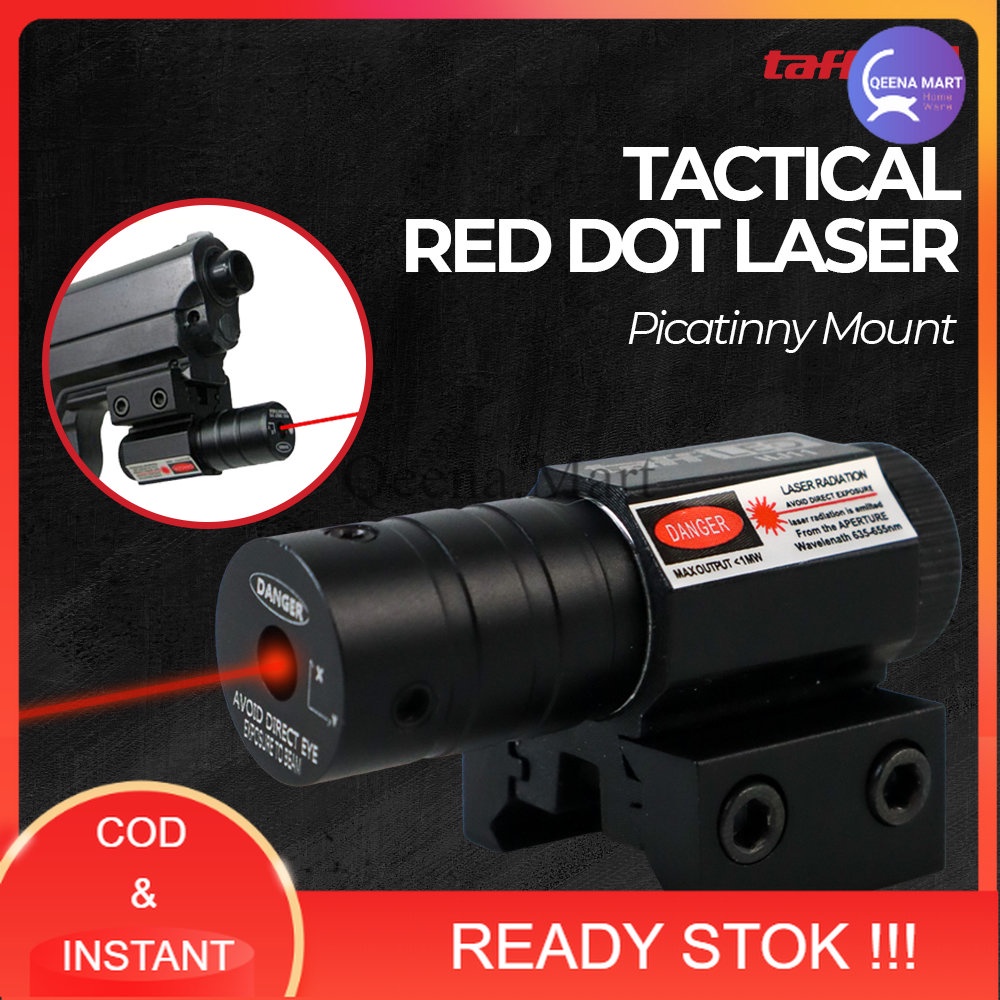 Jual Tactical Red Dot Laser Gun Picatinny Mount Airsoft Rifle - HJ11 | Shopee Indonesia