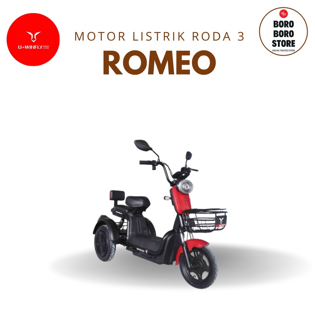 Jual Sepeda motor Listrik Sepeda Listrik Roda 3 Uwinfly Type ROMEO ...