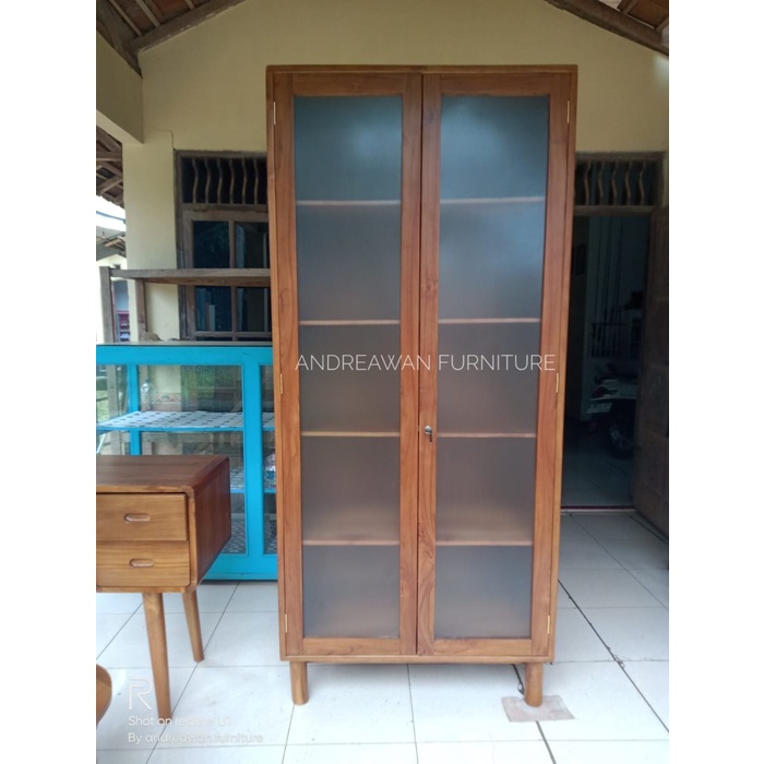 Jual Lemari Dapur Rak Pajangan Minimalis 2 Pintu Tipe Buka Tutup ...