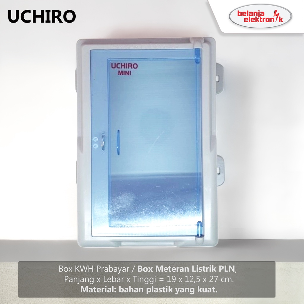 Jual UCHIRO Box Cover Kwh Prabayar Pulsa / Kotak Tutup Meteran PLN ...