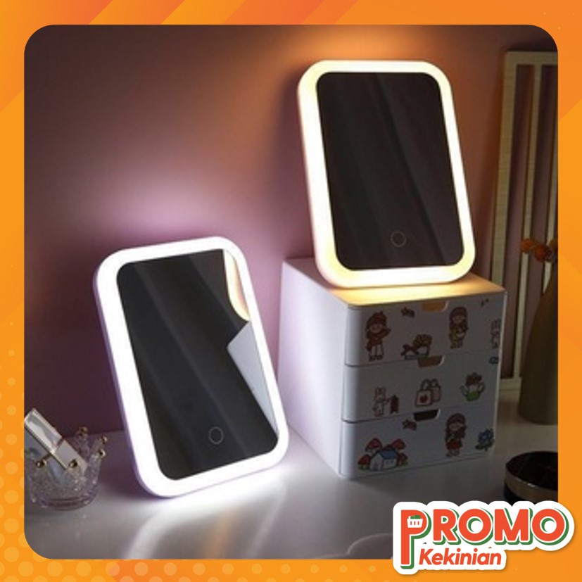Jual PROMO KEKINIAN - C5287 Cermin Lampu LED Rechargeable Tombol Touch ...
