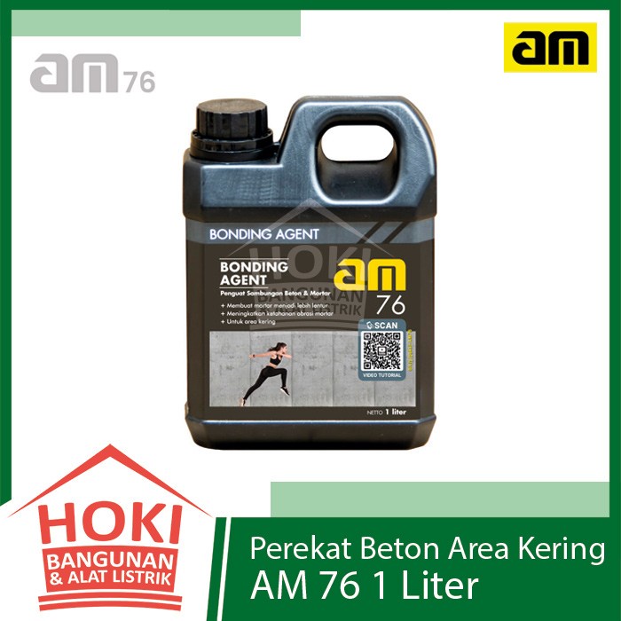 Jual CAIRAN PEREKAT BETON COR AM 76 1 Liter - Obat Mortar Semen Area ...