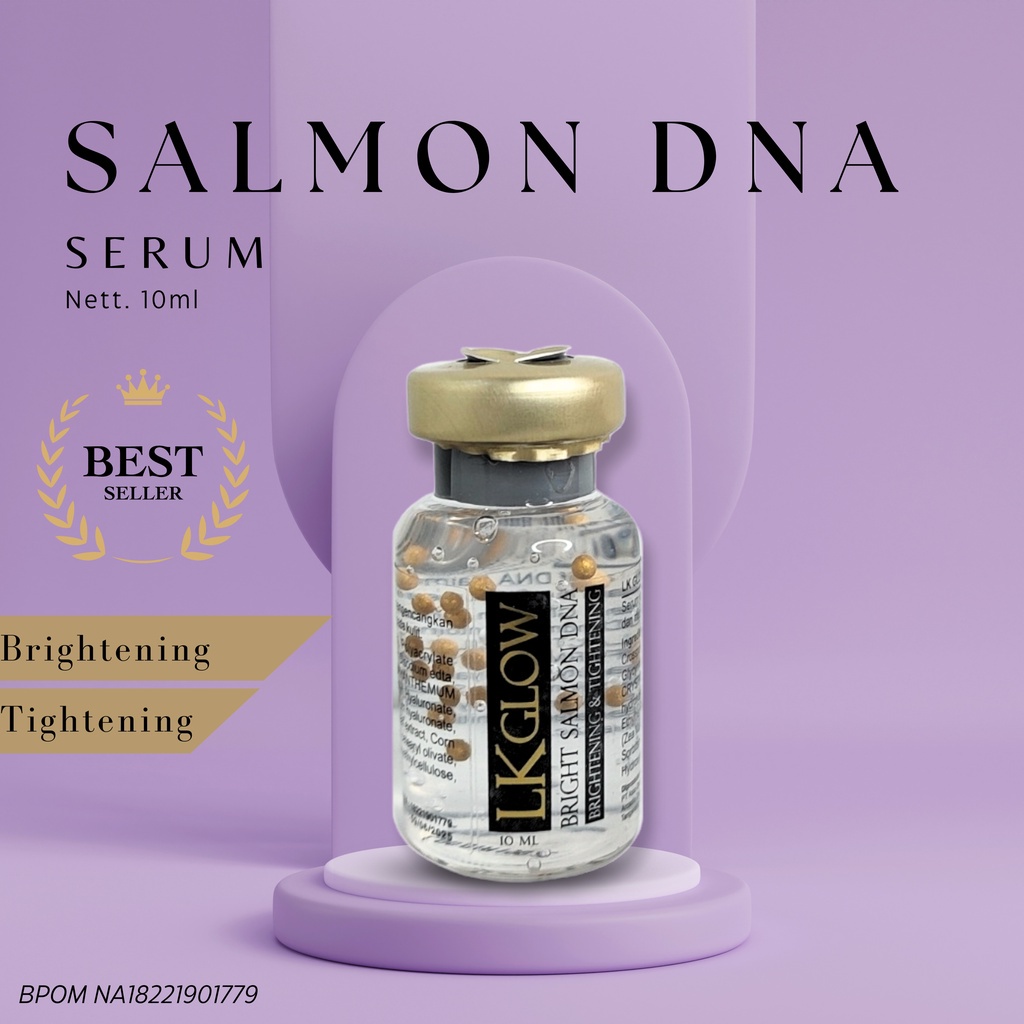 Jual Serum Wajah DNA Salmon LK Glow – Mencerahkan Skin Booster Anti ...