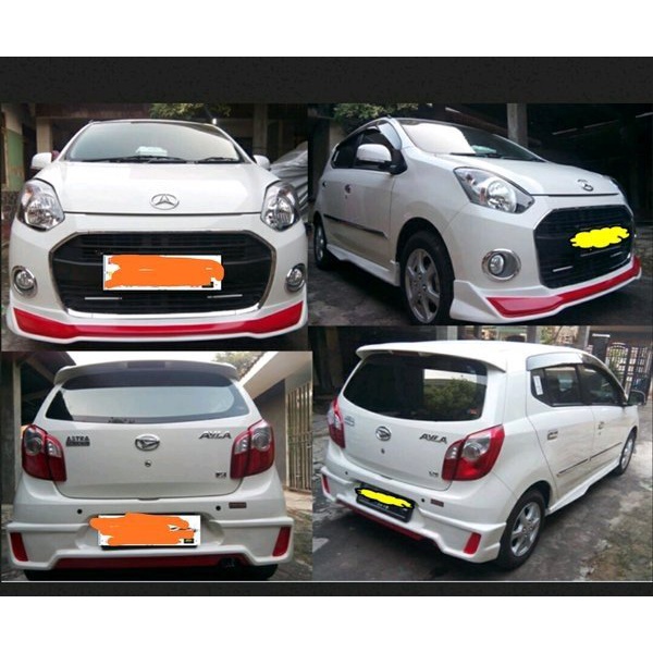 Jual bodykit ayla XR style yoww ra body kit bodikit GRADE-A | Shopee ...