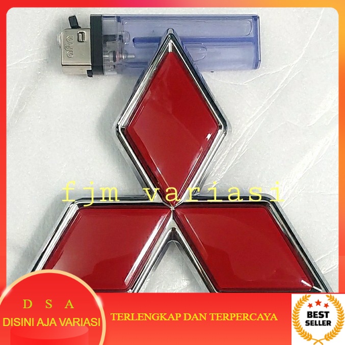 Jual JUAL EMBLEM LOGO LAMBANG MITSUBISHI L.300 L300 MERAH ORIGINAL ASLI ...